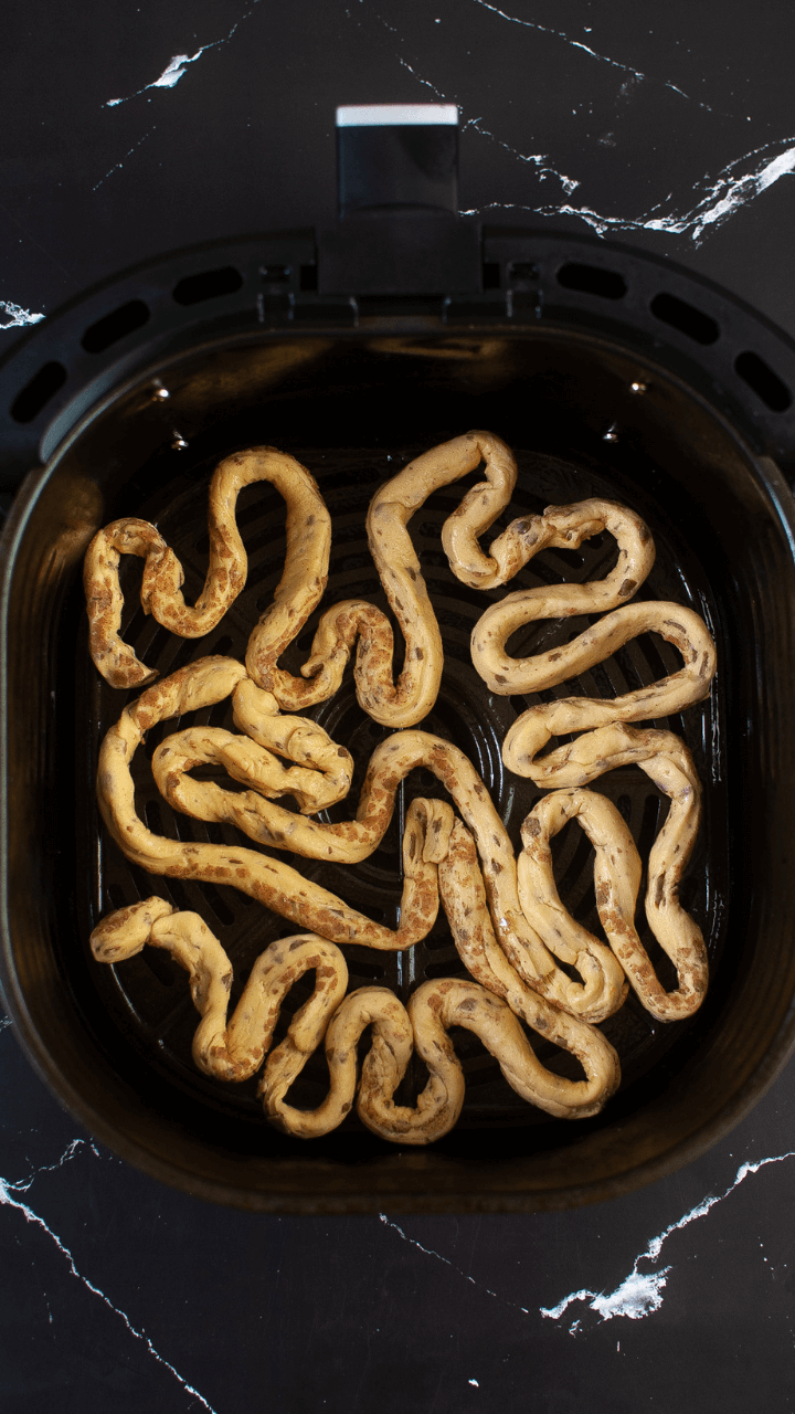 How to make Halloween Air Fryer Cinnamon Roll Intestines with ...